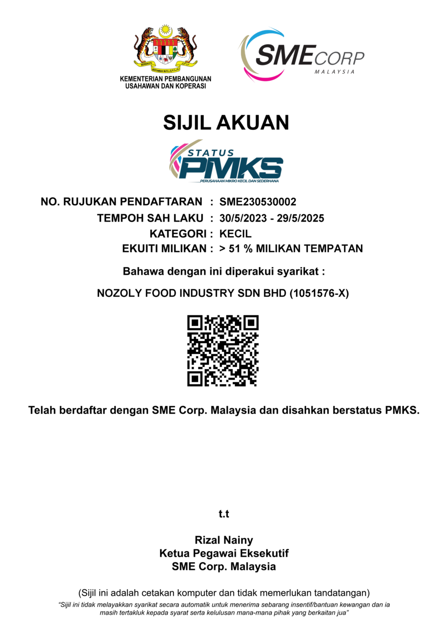 OUR SERVICES – Nozoly Food Industry Sdn Bhd